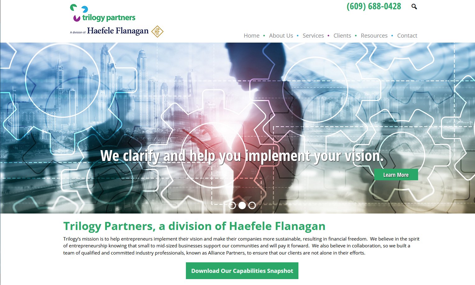 Trilogy Partners - VisionLine Media | NJ Web Design