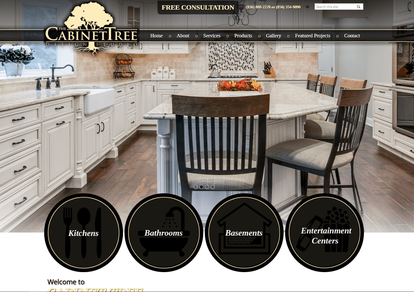 CabinetTree Design Studio - VisionLine Media | NJ Web Design